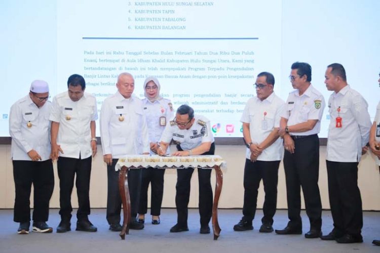 Gubernur Berkomitmen Atasi Banjir di Banua Anam – Mata Banua Online